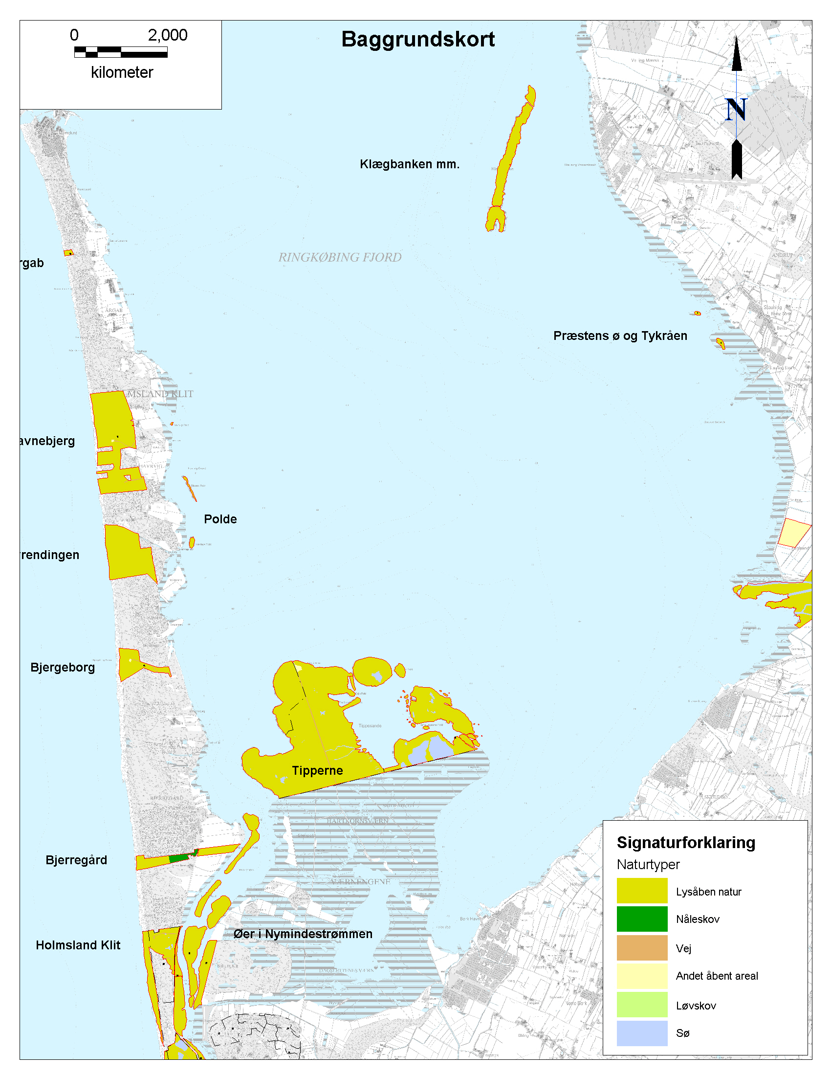 Kort - Driftsplan for Blåvandshuk - Naturstyrelsen