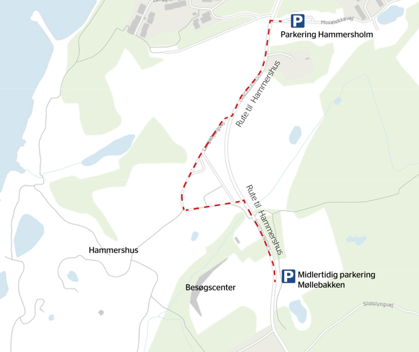Ændrede adgangs- og parkeringsforhold ved Hammershus 29. og 30. august ...